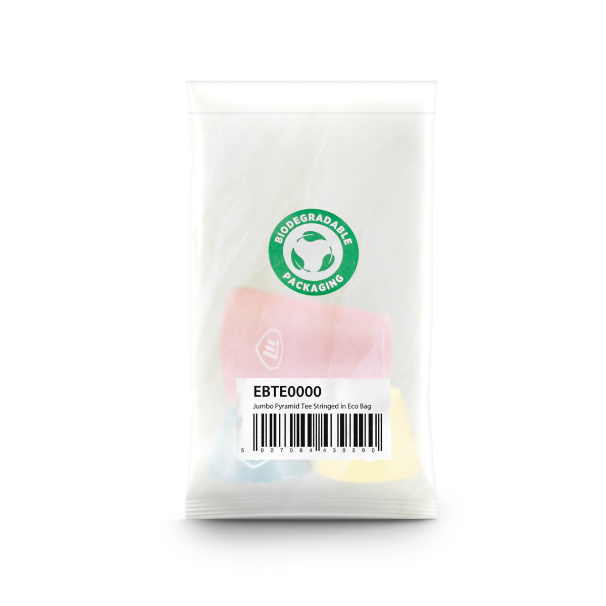 Masters Golf Jumbo Pyramid Tee Stringed In Eco Bag, 4,95